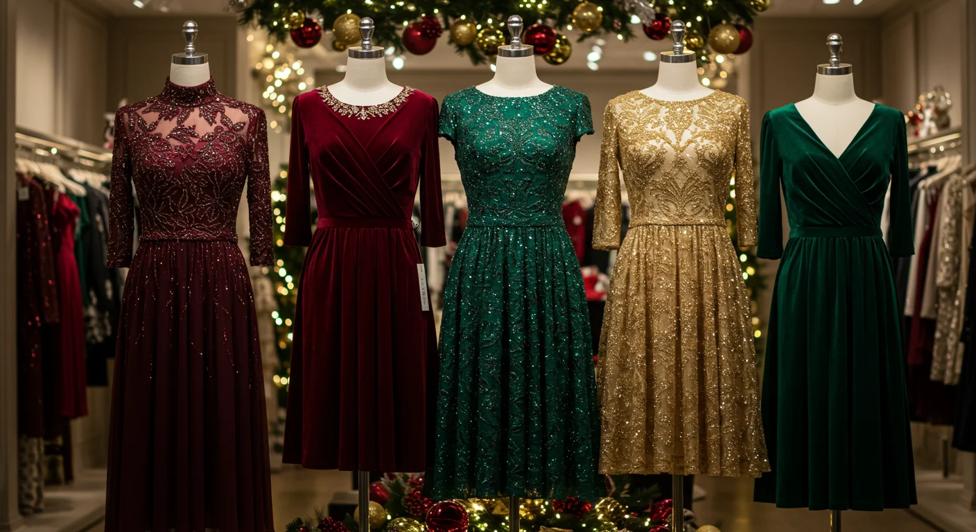 24 Elegant Christmas Dresses That Turn Heads Instantly - Wardrobe Point