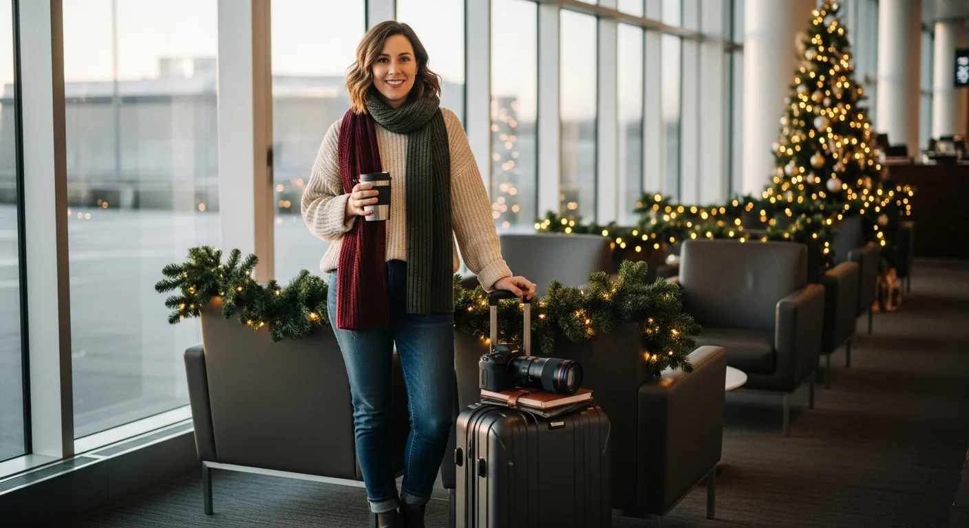 23 Comfy Christmas Travel Outfits That Keep You Chic - Wardrobe Point
