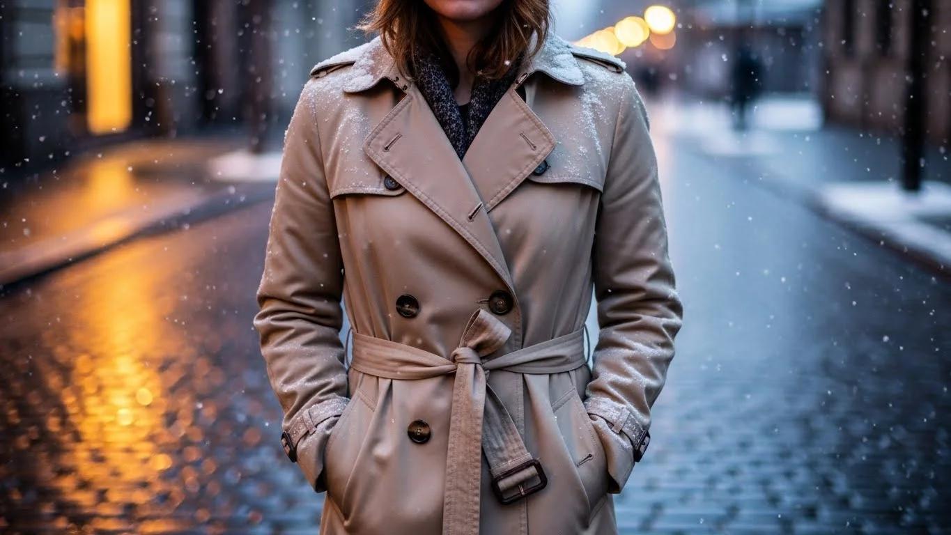 24 Classic Trench-Coat Layered Winter Look Ideas That Never Fade ...