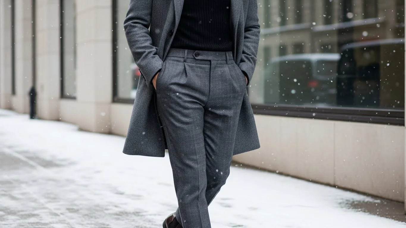 24 Refined Wool-Trousers & Turtleneck Winter Outfits That Feel Luxe ...