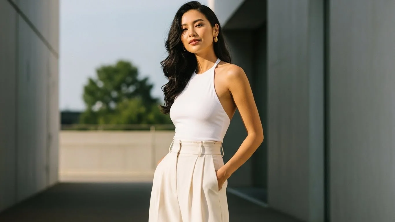 How to Style Halter Tops for Different Body Types - Wardrobe Point