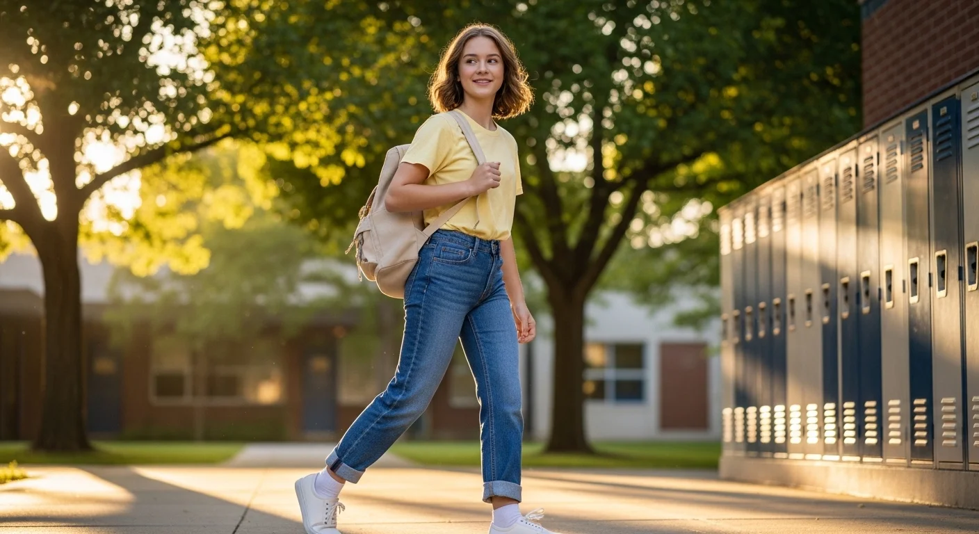 25 Easy Simple Outfits for School for a Cute Everyday Look - Wardrobe Point